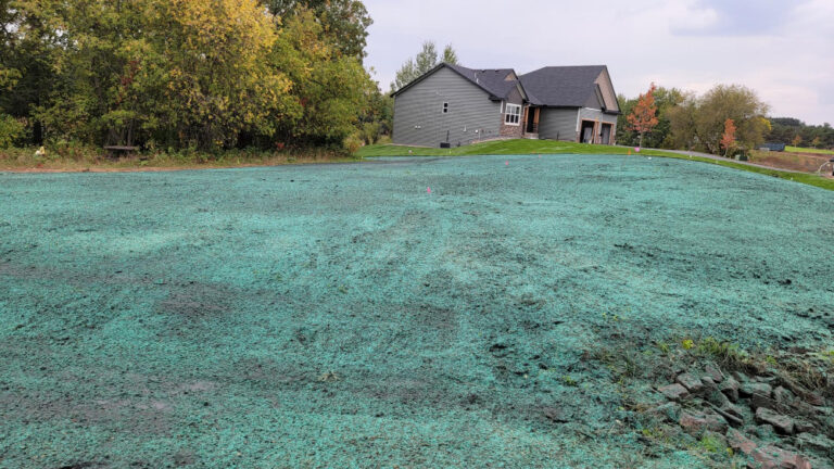 Hydroseeding by B&D Bobcat and Landscaping, Inc.